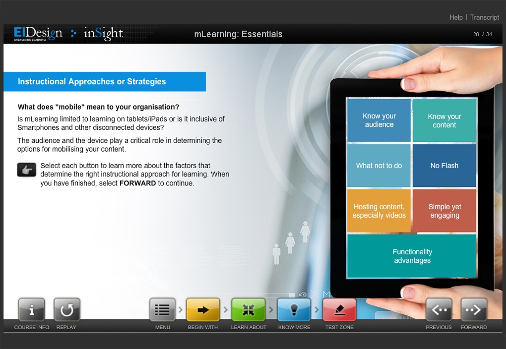 Instructional Design Modules To Bridge Theory & Application