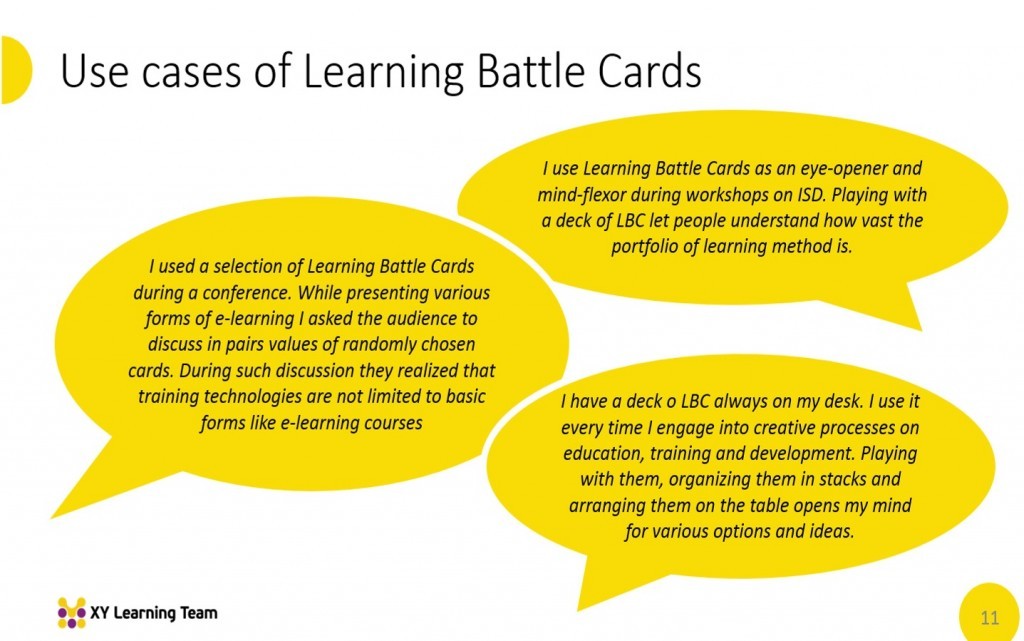 Gamification Of Learning Design: How To Use Learning Battle Cards ...
