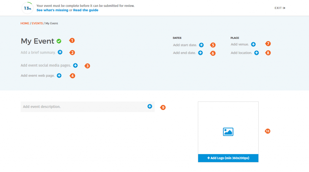 How can I upload my event announcement? - eLearning Industry Knowledge Base