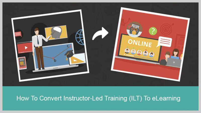 How To Convert Instructor-Led Training To eLearning - eLearning Industry