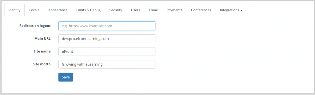 Easy Maintenance: Working With eFrontPro's System Settings - Part 1 ...