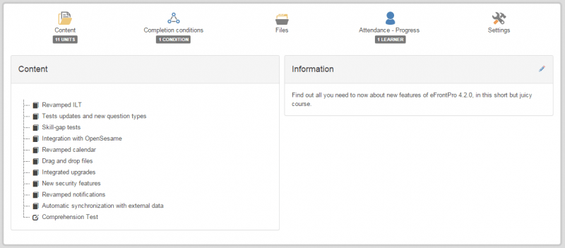 To Sir, With Love: Instructor Screens In eFrontPro - Part 3 - eLearning ...