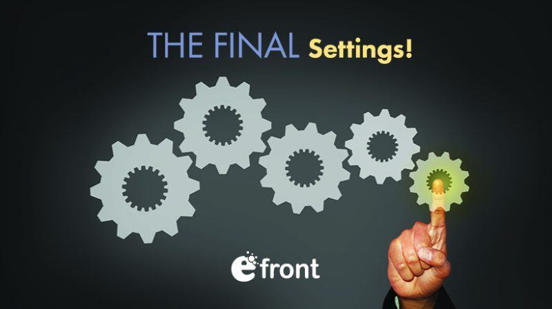 Easy Maintenance: Working With eFrontPro's System Settings - Part 3 ...