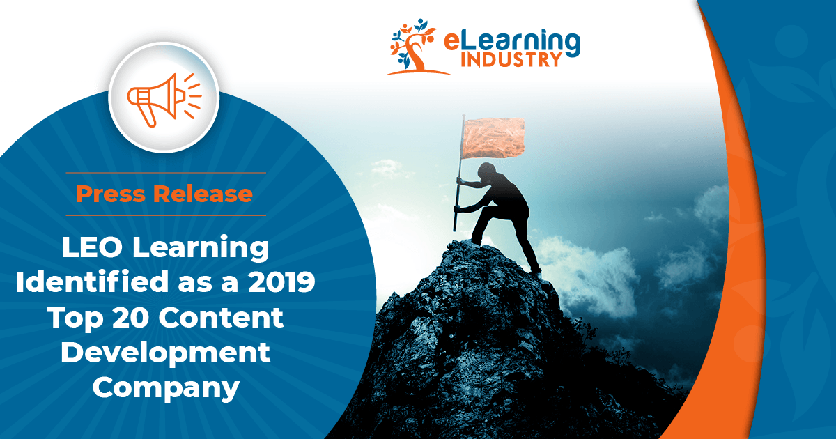 LEO Learning Named 2019 Top 20 Content Development Company