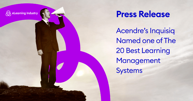 Acendre’s Inquisiq Named one of The 20 Best LMS