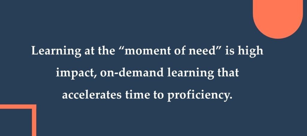 Moment-Of-Need Learning For Effective Blended Learning - eLearning Industry