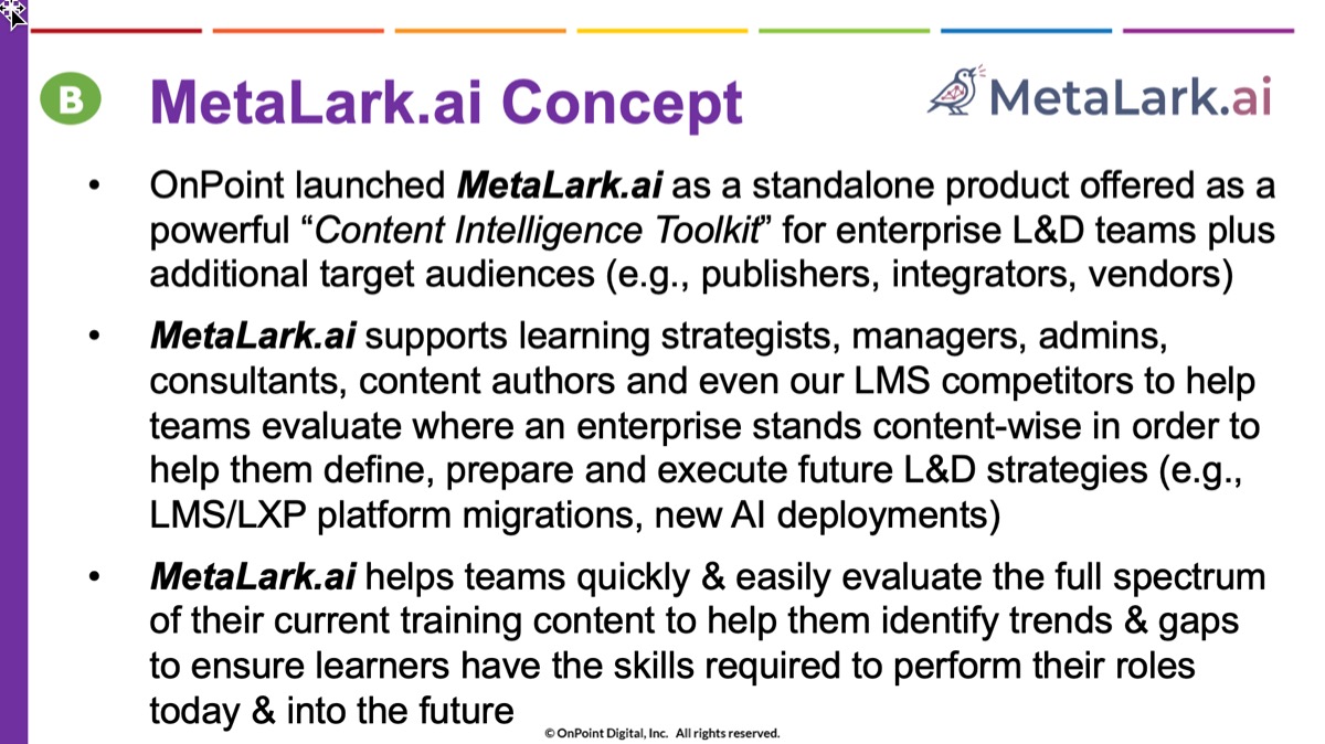 MetaLark.ai: Features, Price, Reviews & Rating - eLearning Industry